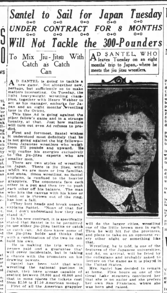 Ad Santel’s Impact on Catch Wrestling, Judo, and Modern Mixed Martial ...